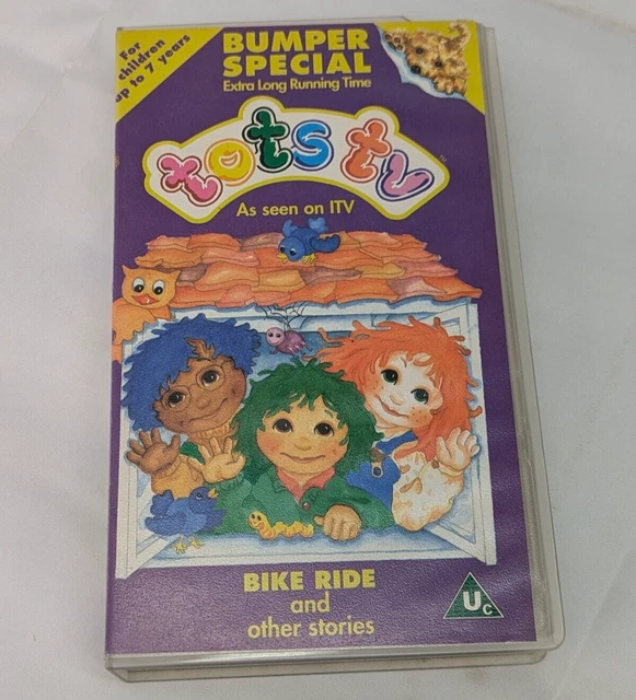 TOTS TV - Bike Ride (VHS, 1994) £4.99 - PicClick UK