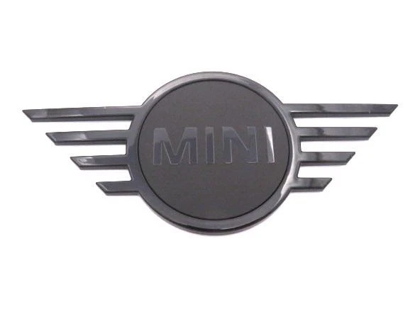 GENUINE NEW MINI BLACK BONNET BADGE Front Emblem For Countryman F60 ...
