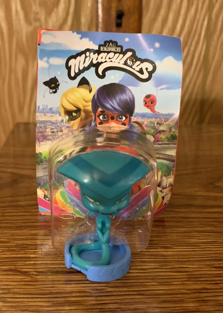 MIRACULOUS LADYBUG SASS Snake Figure Miracle Box Kwami Surprise 2022 ...
