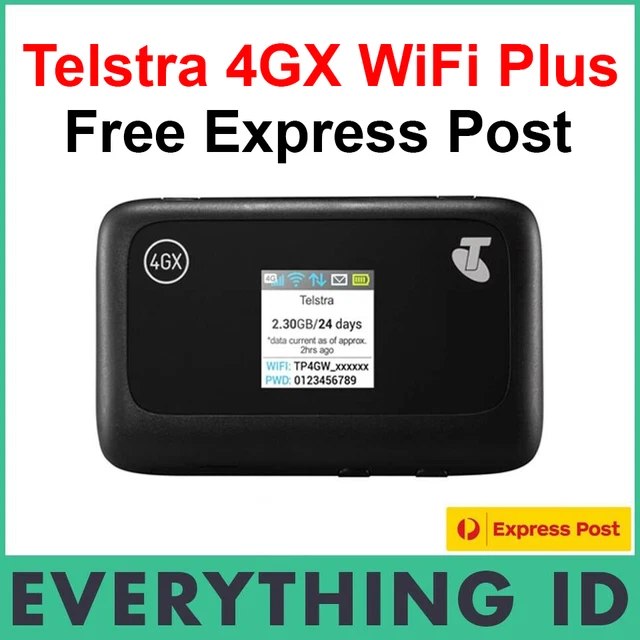 TELSTRA 4G 4GX Prepaid Wifi Plus Modem Hotspot Zte Mf910Y Au Stock +3Gb ...