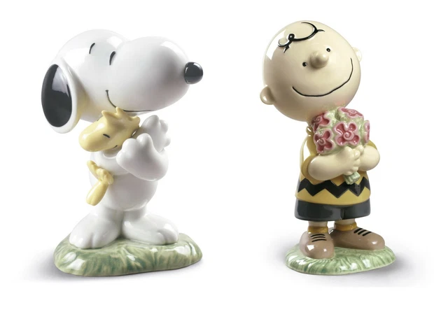 NAO BY LLADRO Snoopy & Charlie Brown Figurine Ensemble #531/2 - Nib Peanuts F / EUR 608,71 ...