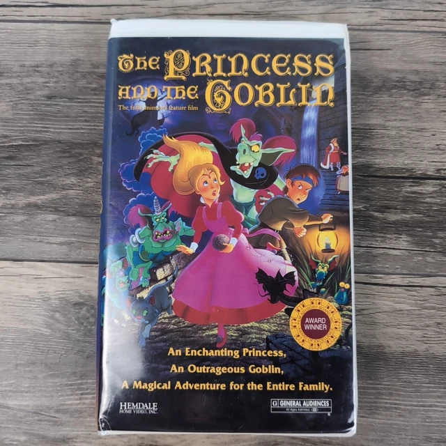 THE PRINCESS AND the Goblin VHS in Clamshell Case RARE Hard To Find ...