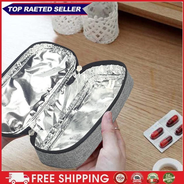 MEDICINE DRUG COOLER Freezer Pocket Insulin Insulation Storage Bag Mini ...