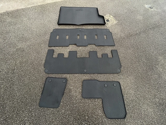 ORIGINAL FORD TRANSIT Custom Tourneo Full Rubber Mat Set Inc Boot Liner ...