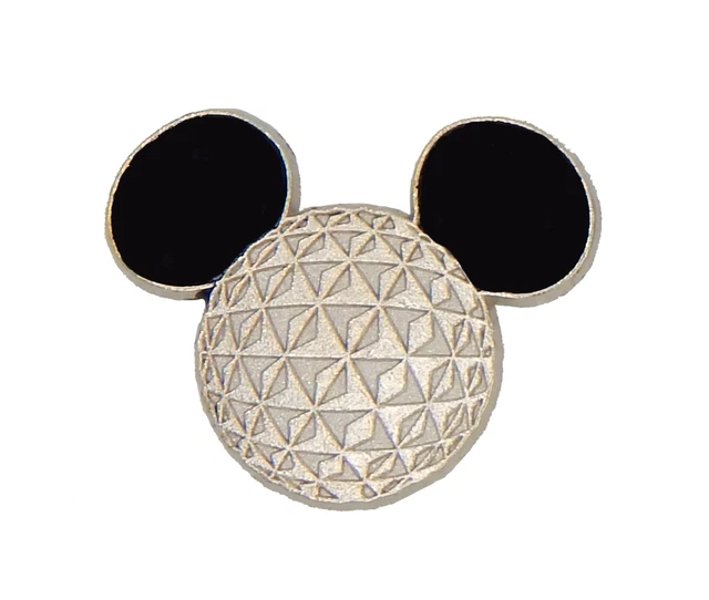 MICKEY HEAD SHAPE Epcot Center Ears Individual Disney Park Trading Pin ...