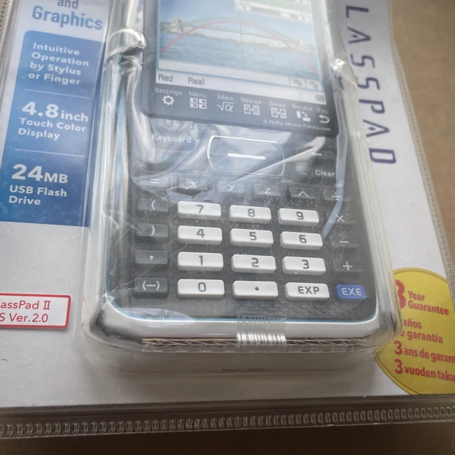 CASIO FX-CP400 CLASSPAD II Graphing touchscreen calculator £199.99 - PicClick UK