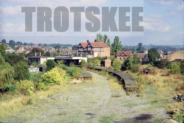 35MM SLIDE BR British Railways Scene View Ashbourne Station 1972 ...