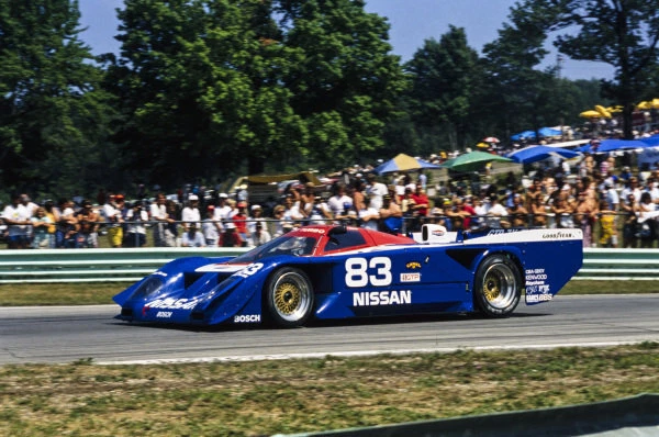 GEOFF BRABHAM JOHN Morton Don Devendorf Nissan GTP ZX-T IMSA 1988 Old ...