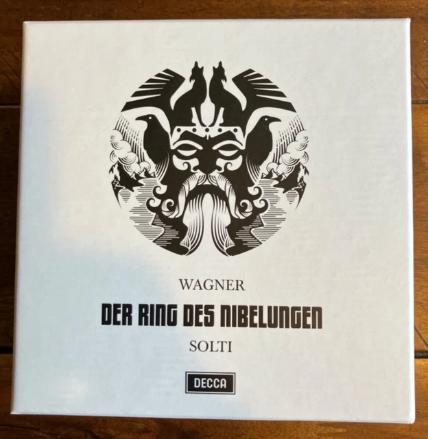THE SOLTI RING REMASTERED Wagner Der Ring Des Nibelungen 16 CD Decca ...