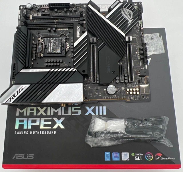 ASUS ROG MAXIMUS XIII Apex WiFi 6E Z590 LGA 1200 Intel 11e/10e ...