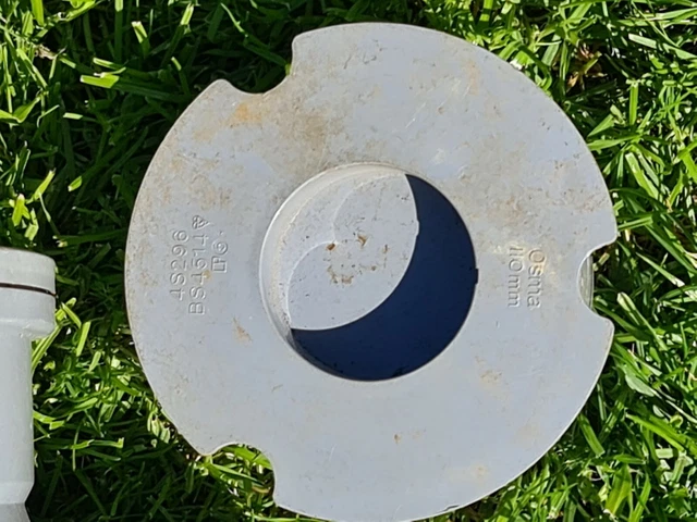 OSMA SOIL SINGLE branch 87.5° GREY 110mm 4S190 & 110mm soil end cap ...