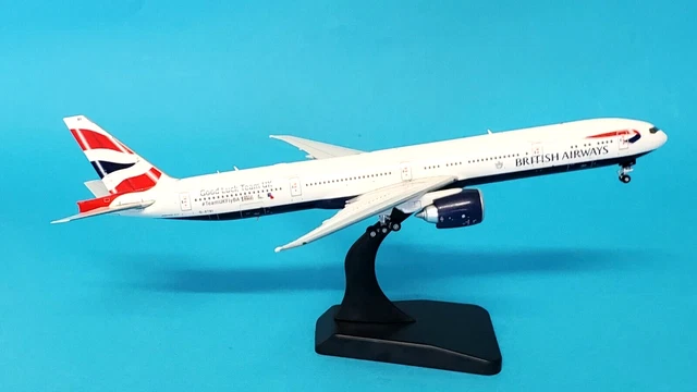 AVIATION 400 BOEING 777-300ER British Airways 'Good Luck Team UK' £49. ...
