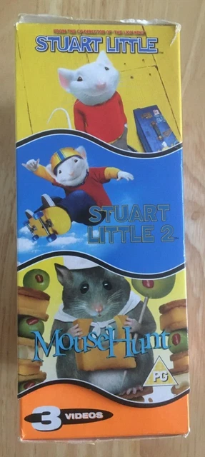 STUART LITTLE 1 & 2. MouseHunt. 3 VHS Tapes Box Set 2004 Michael J Fox ...