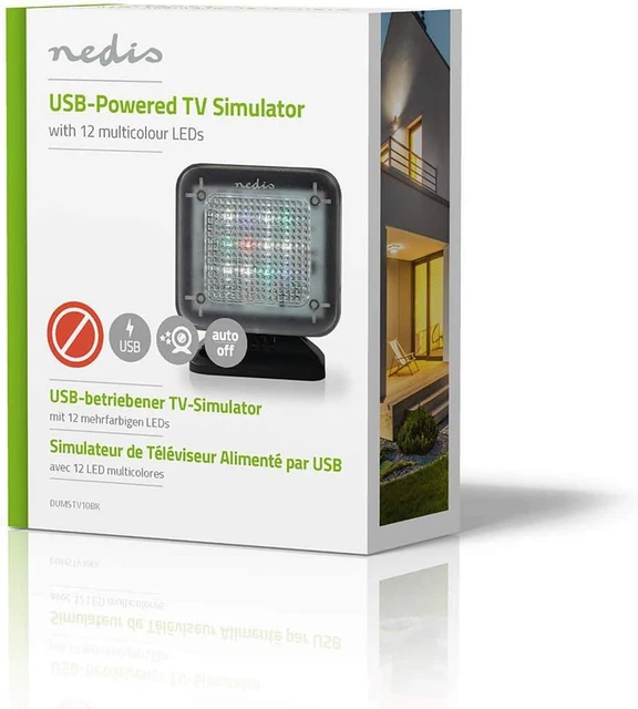 TV SIMULATOR HOME Security Light with Flashing LED - Deter Intruders ...