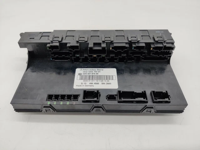 MERCEDES-BENZ W209 W203 Fuse Box Sam Module Control Unit A0025457801 ...