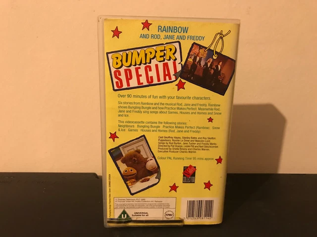 RAINBOW BUMPER SPECIAL VHS Tape - Childrens £16.12 - PicClick UK