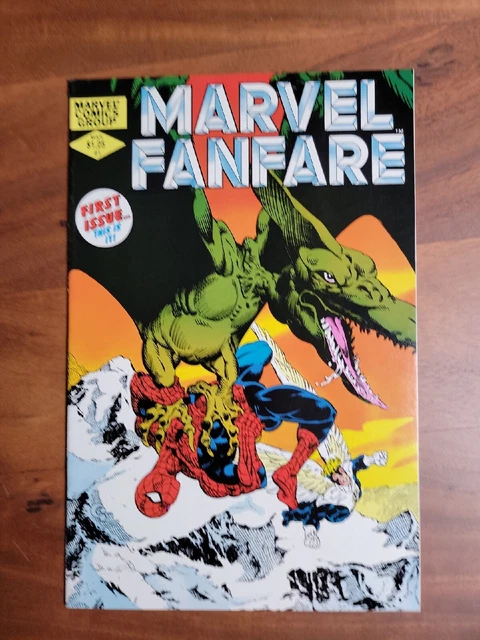 MARVEL FANFARE #1 (Marvel 1982) X-Men Spider-Man Savage Land VF+ EUR 6 ...
