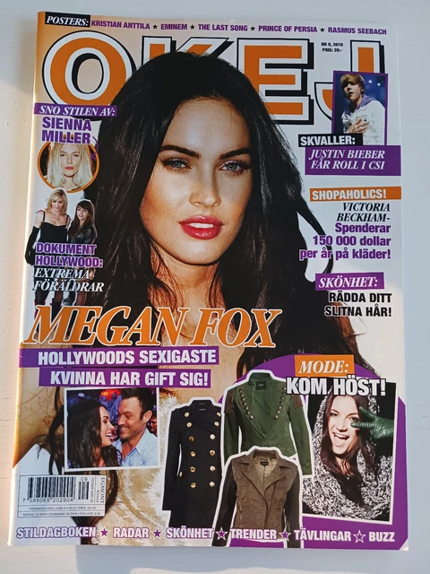 MEGAN FOX, EMINEM, MILEY CYRUS, PRINCE OF PERCIA in OKEJ magazine ...