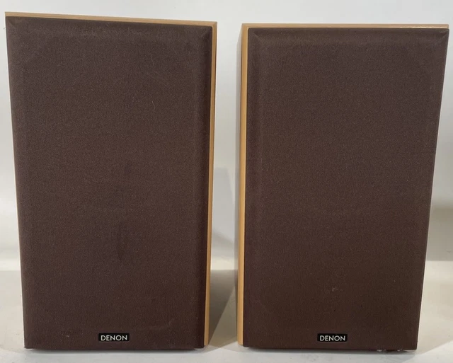 DENON MISSION SPEAKERS SC-M50 2 Way Stereo Bookshelf Speakers- Tested ...