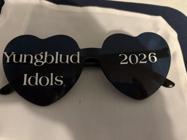 YUNGBLUD CONCERT GLASSES Idols Tour Merch £5.45 - PicClick UK
