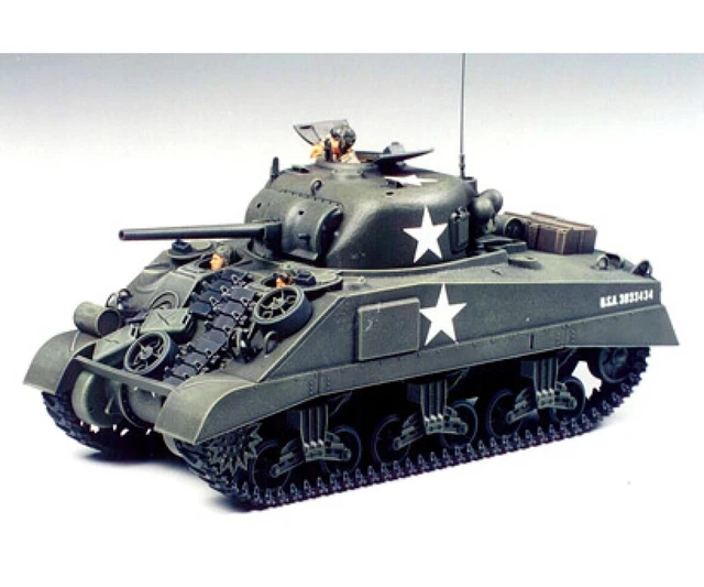 TAMIYA 35190 - 1/35 US Kampfpanzer M4 Sherman Militär Modellbausatz EUR ...