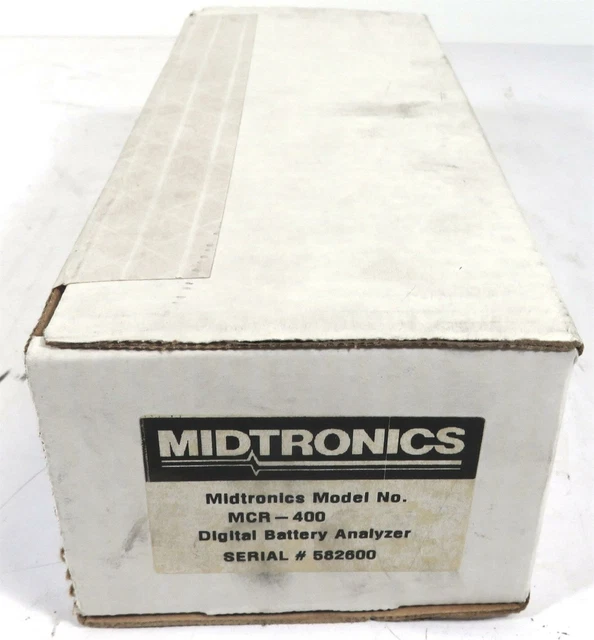 ANALIZADOR DE BATERÍA de celda digital Midtronics micro 400 - envío ...
