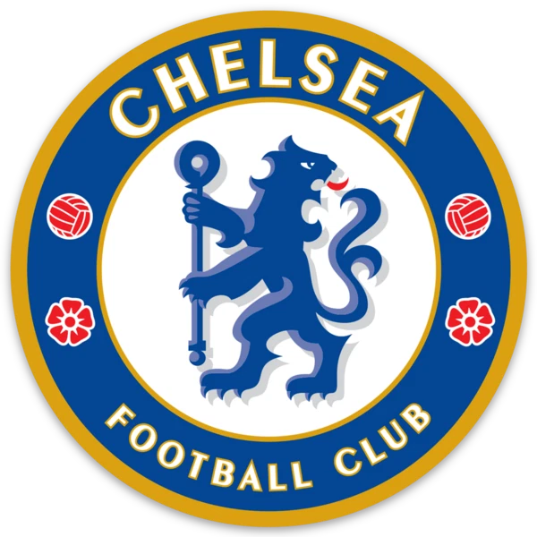 CHELSEA ENGLISH FOOTBALL Club (Soccer) Logo Type Die-Cut Round MAGNET ...