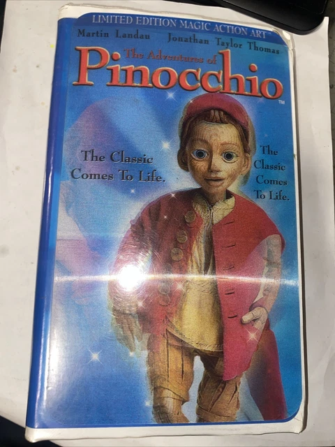 THE ADVENTURES OF Pinocchio VHS tape hologram cover, Martin Landau £2.85 - PicClick UK