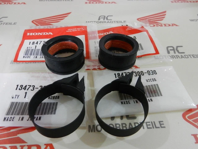 HONDA CB 750 Four K0 K1 K2-K6 Rubber Exhaust + Clamp Connection Set ...