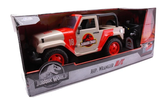 JADA TOYS JURASSIC WORLD JEEP RC Radio Controlled Car Action Figure ...