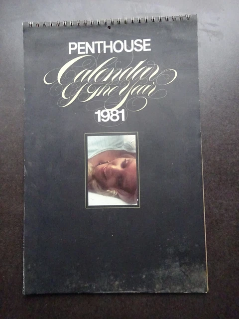 PENTHOUSE CALENDAR OF the year 1981 - Cheryl Rixon - Jane Hargrave ...