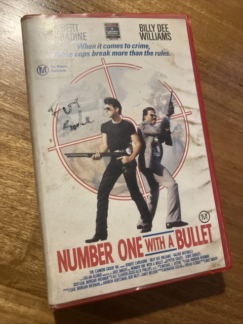 RARE VHS VIDEO Tape NUMBER ONE WITH A BULLET Big Box (1987) - Robert ...