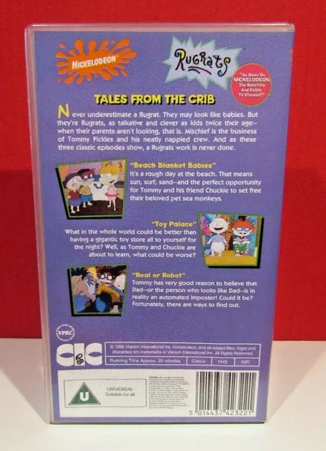 RUGRATS TALES FROM the Crib VHS Video Tape Sealed Pal UK Nickelodeon ...