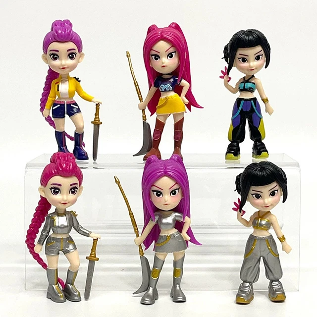 NEW COSPLAY KPOP Demon Hunters Dolls Moveable Joint Collectible Figure ...