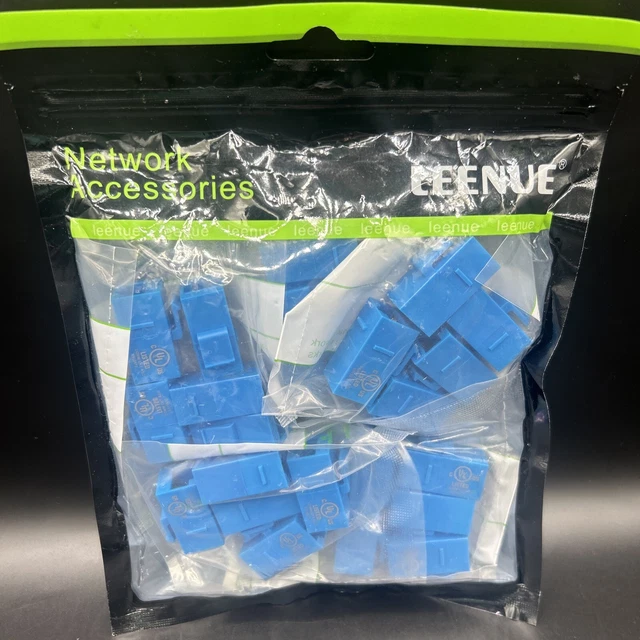 UL-LISTED RJ45 KEYSTONE Coupler 24-Pack Cat 6/5E/5 POE Ethernet ...