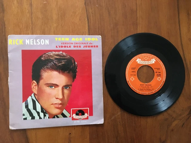 RICK NELSON EP Teen Age Idol +3 FRANCE 1962 First Press POLYDOR 27742 ...