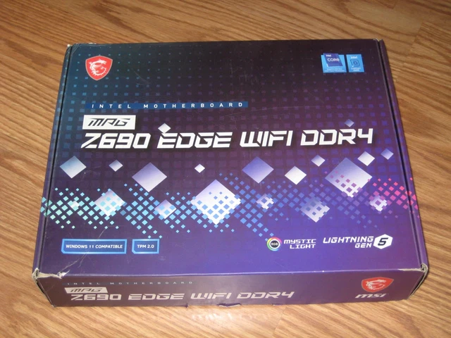MSI Z690 EDGE Wifi DDR4 £68.28 - PicClick UK