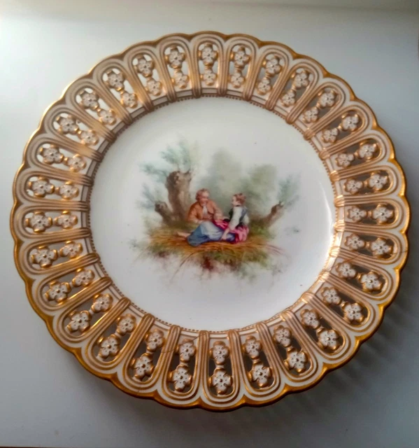 ANTIQUE MINTON PORCELAIN Plate 19Th Century £10.60 - PicClick UK