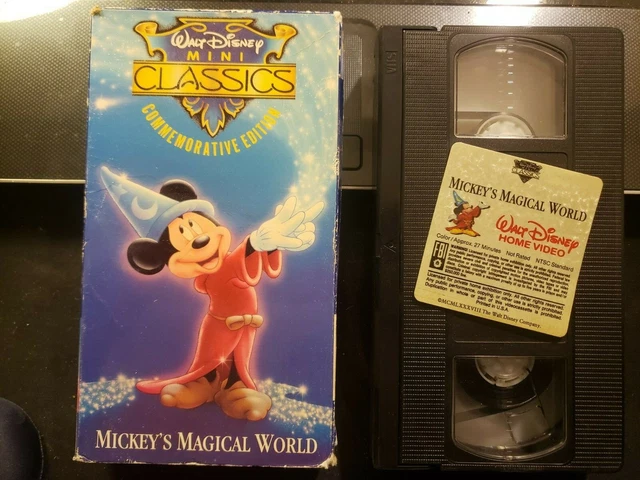 WALT DISNEY MINI CLASSICS Vhs Video Commemorative Edition MICKEY'S ...