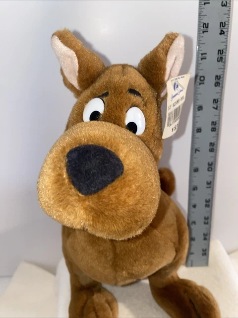 VINTAGE 1996 HANNA-BARBERA 12" Scooby Doo Plush Brown Spotted Stuffed ...