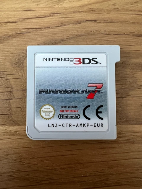 RARE NINTENDO MARIO kart 7 3ds DEMO VERSION EUR 40,00 - PicClick FR