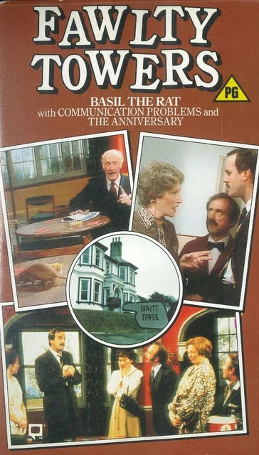 FAWLTY TOWERS : Basilic The Rat VHS, John Cleese, Prunella Balance ...