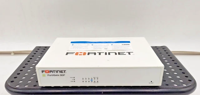 FORTINET FORTIGATE FG-80F FIREWALL Security Appliance *CLAIMED* No AC ...