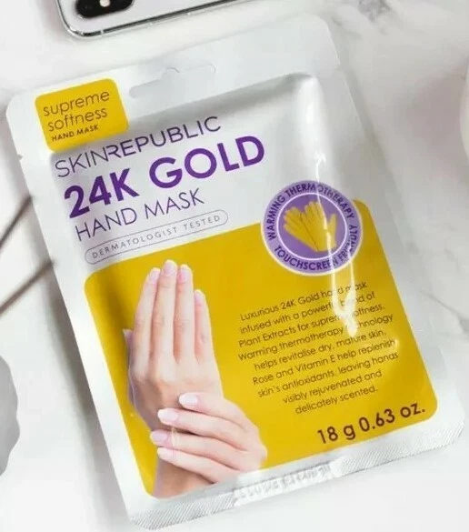 SKIN REPUBLIC- 24K Gold Hand Mask $13.70 - PicClick AU