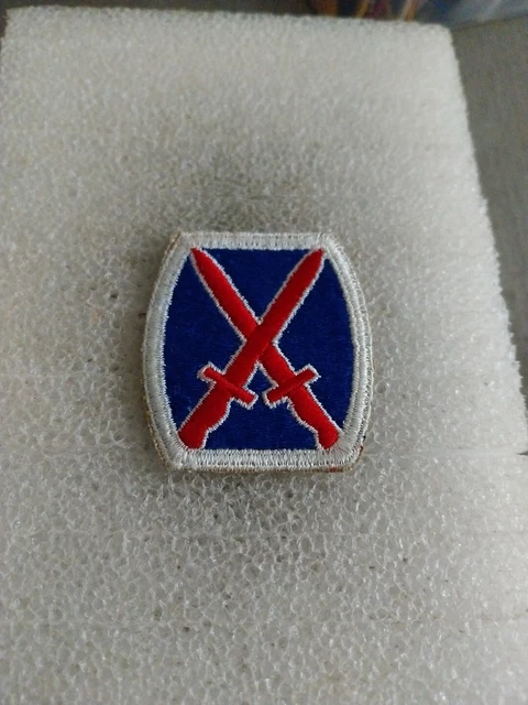 PATCH ARMEE US 10th INFANTRY DIVISION ww2 ORIGINAL EUR 10,00 - PicClick FR