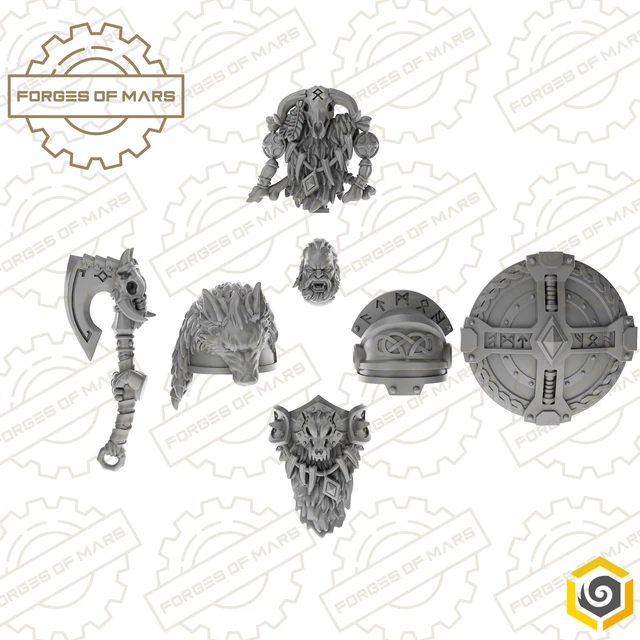 MARINES - WOLVES - Primal Character Kitbash Set #2 (Destroyer Armour ...