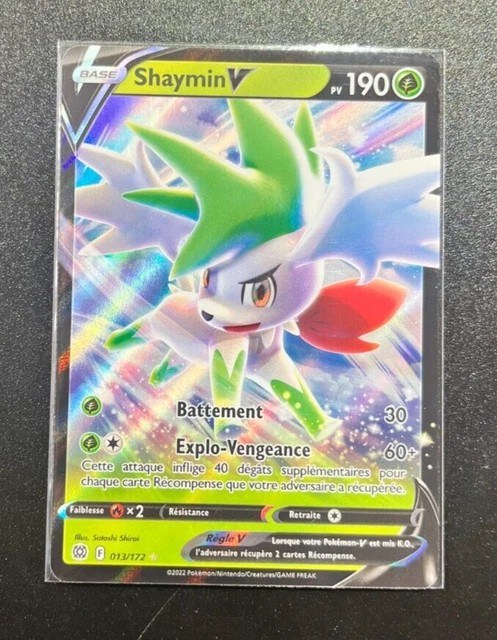 CARTE POKÉMON - Shaymin V 013/172 EB09 Stars Étincelantes - NEUF FR EUR ...