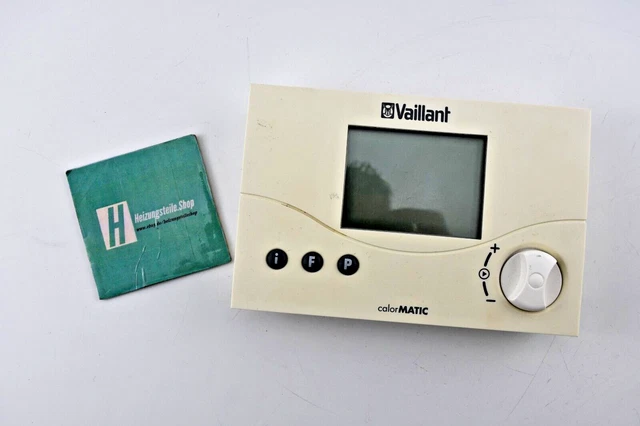 VAILLANT RAUMTHERMOSTAT CALORMATIC VRT 330 Raumregelung mit Wandhalter ...