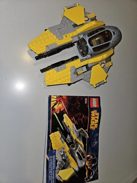 LEGO STARWARS ANAKIN Skywalker’s Jedi Interceptor 90%COMPLETE no manual ...