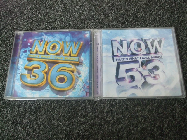 NOW THAT'S WHAT I call music cds 36 & 53 £2.15 - PicClick UK